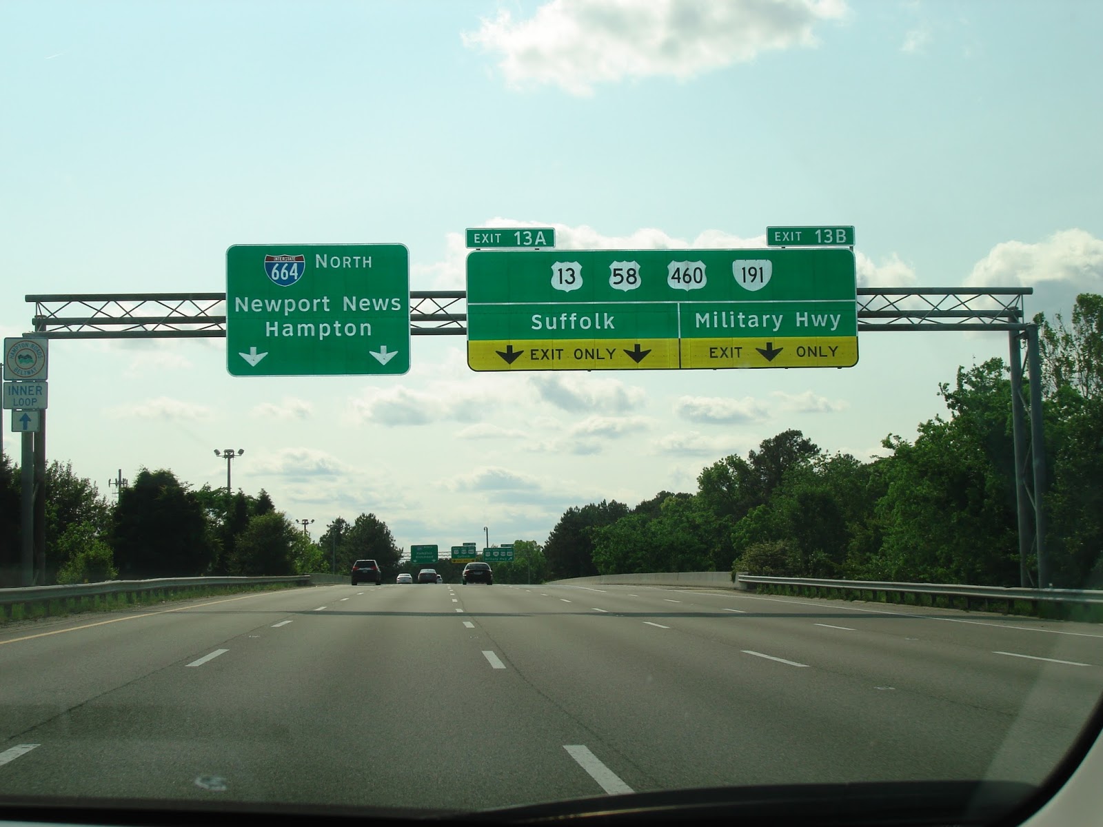 Luke's Signs: Interstate 64, Interstate 264, & I-664 - Chesapeake, VA