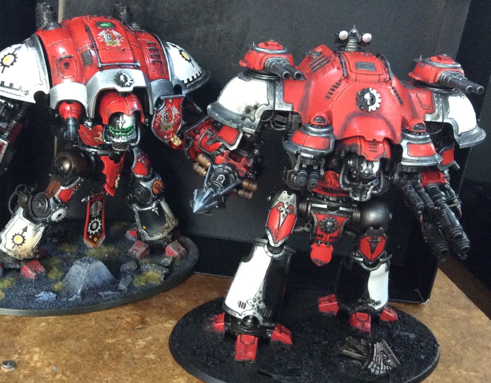 Redtoof's Mostly 40K Blog: Imperial Knight Valiant, House Taranis, WIP