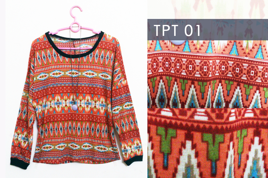 The Shape Shop: TRIBAL PATTERN TOP