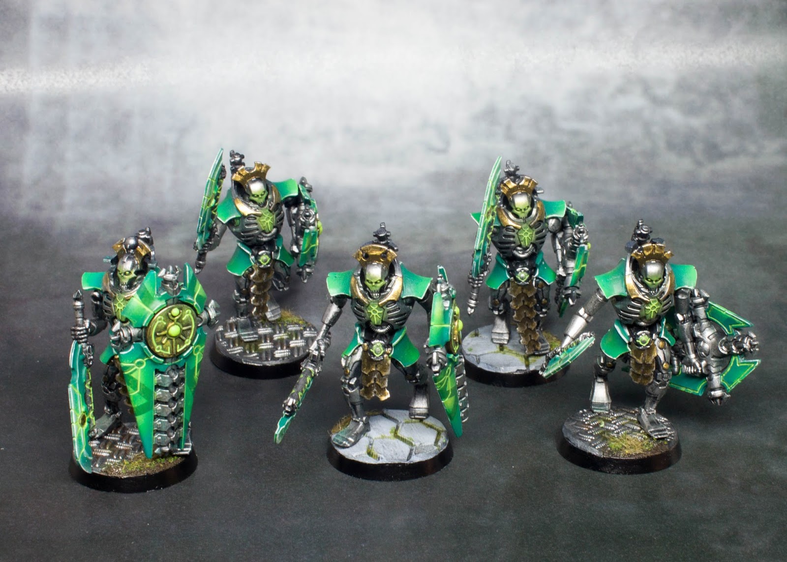Paint-Forge: Necron Lychguard unit