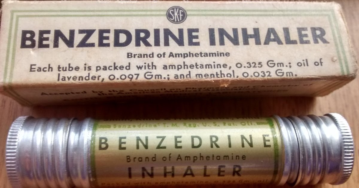 DROGUES ET GUERRE RÉUNIES: La Benzédrine ou l'inhalateur magique