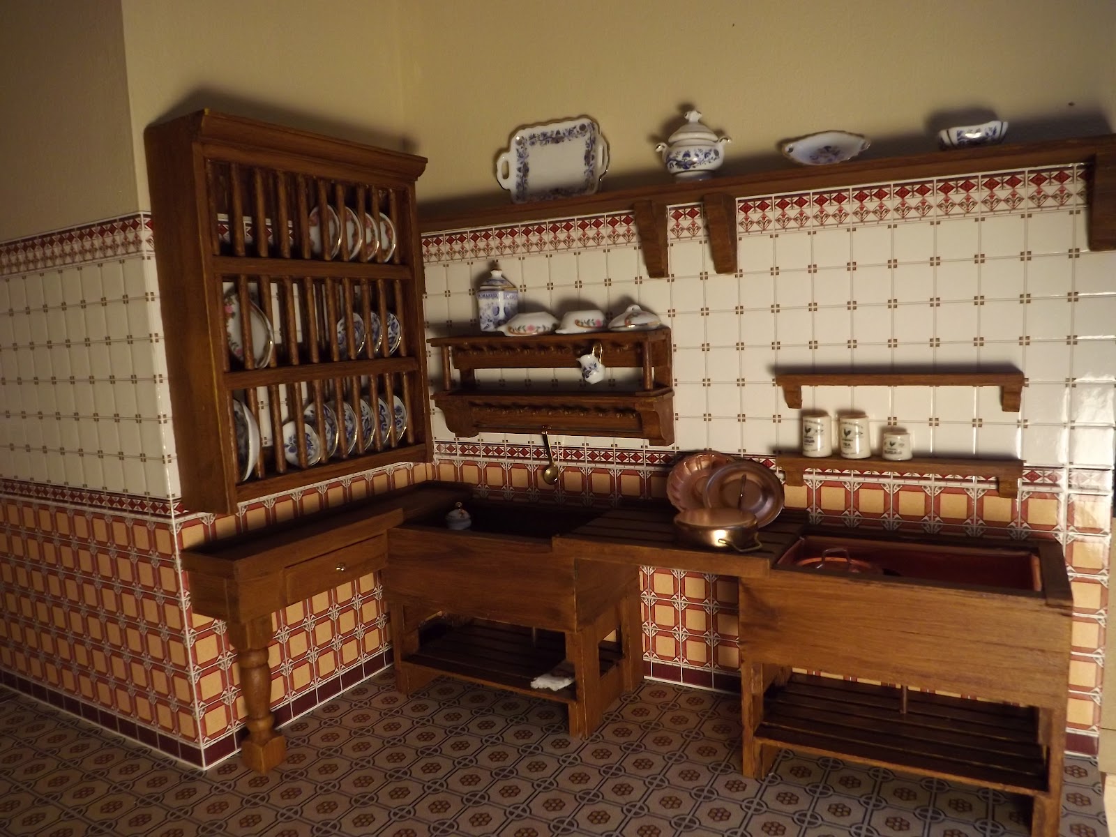 Late Victorian English Manor Dollhouse: 1/12 Miniature from Scratch ...