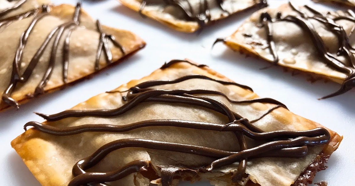 Toasted Nutella Ravioli with Mascarpone and Chocolate