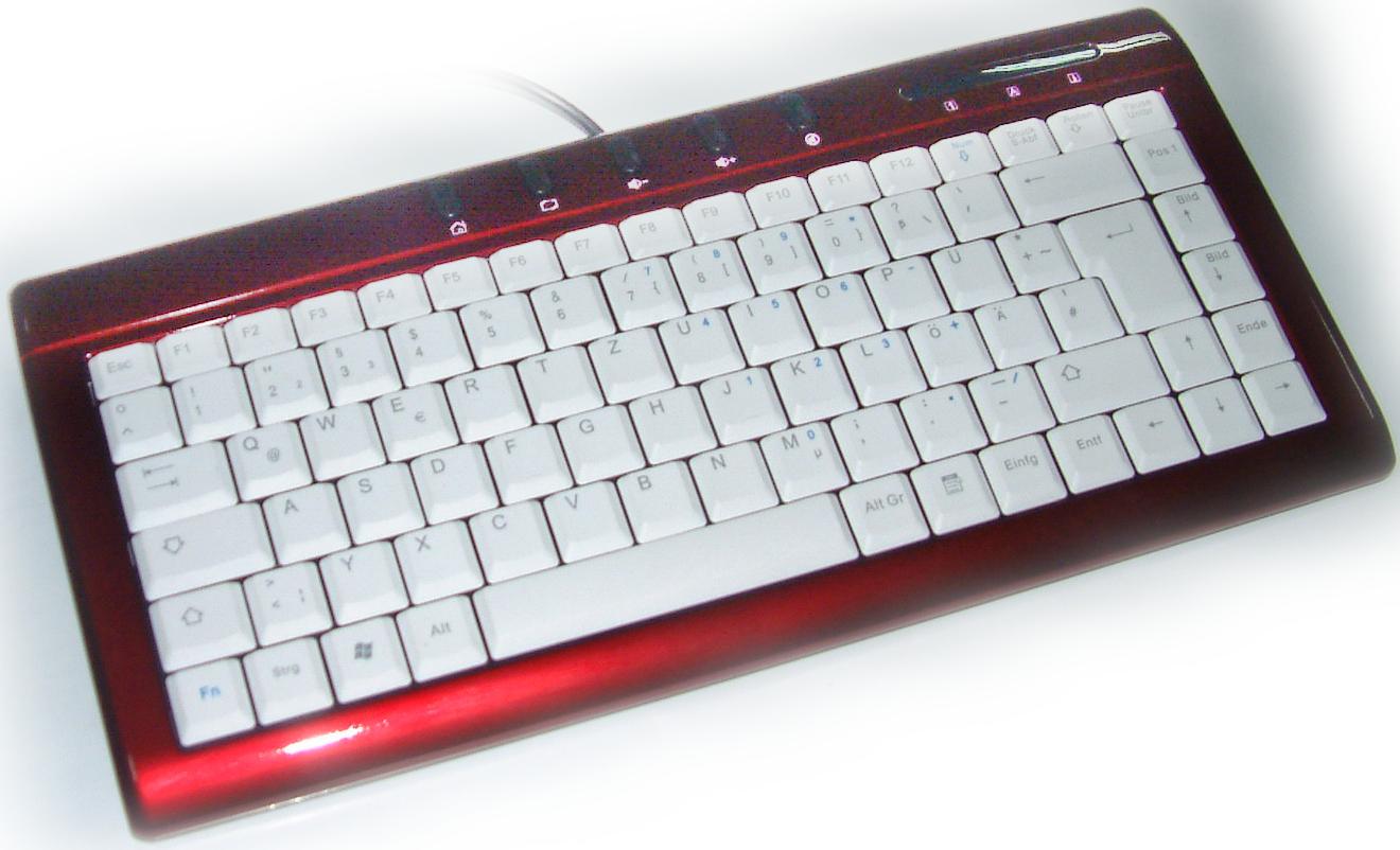 Red Keyboard ~ HD Wallpaper