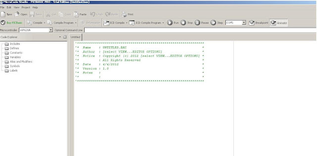 TUTORIAL #1-PICBASIC PRO