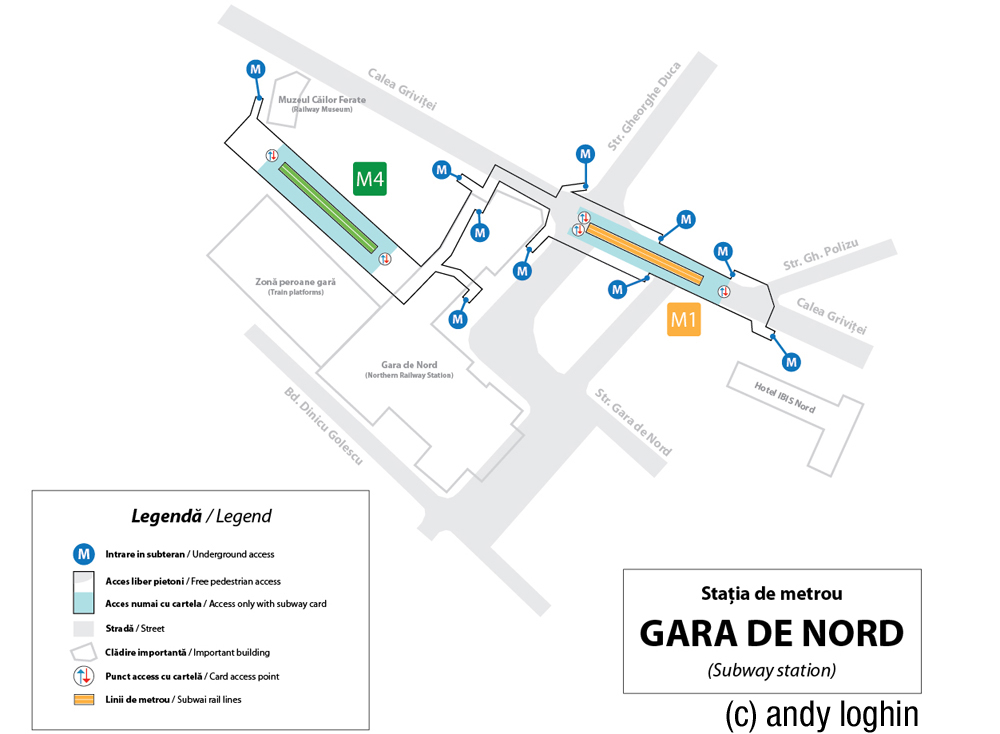 Despre harta Metrorex - Bucurestii Vechi si Noi