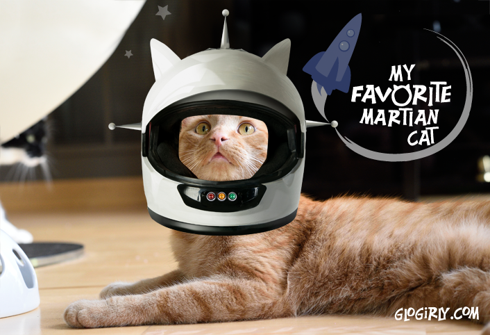 GLOGIRLY: My Favorite Martian Cat #TVTripCaturday