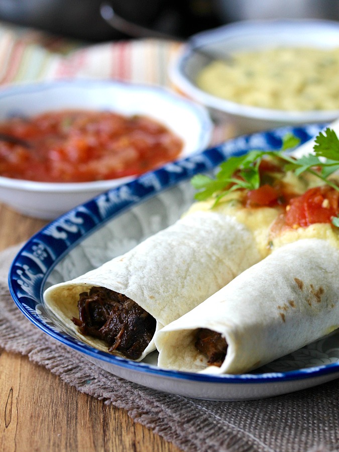 Beef Short Rib Enchiladas with Chiles and Tomatillo Sauce | Karen's ...