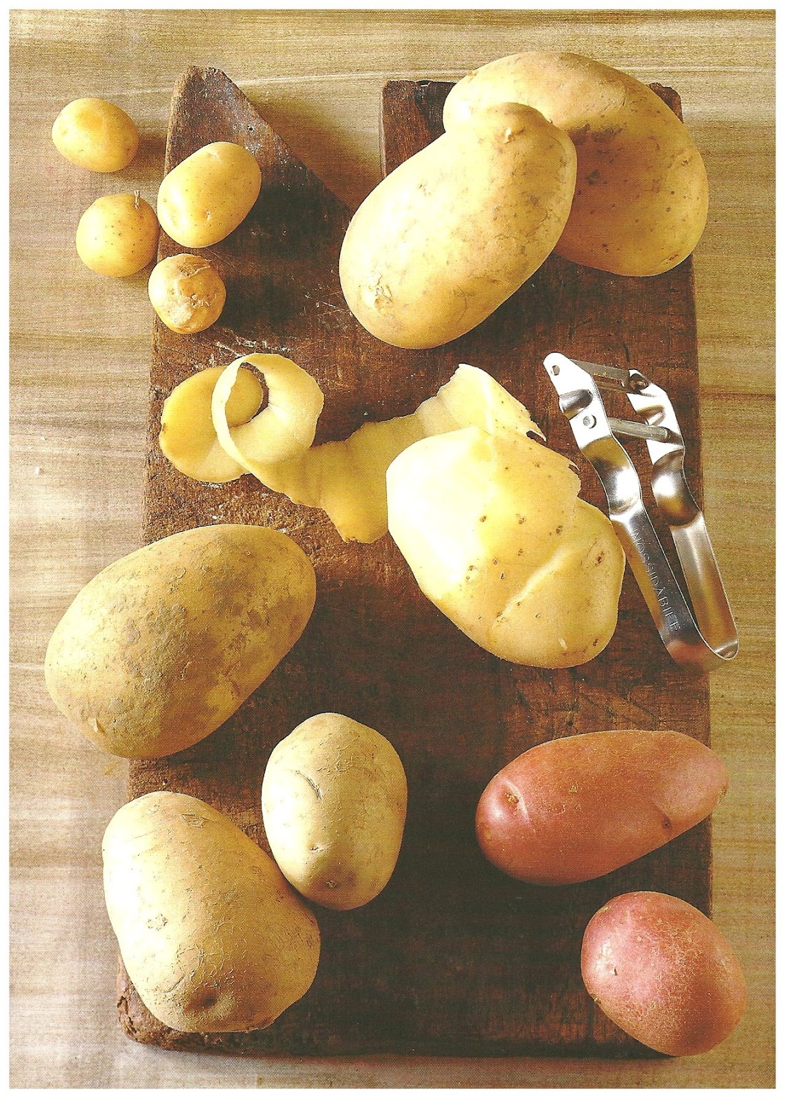 Recetas comidas light: Platos a base de papas - Papas en la ceniza