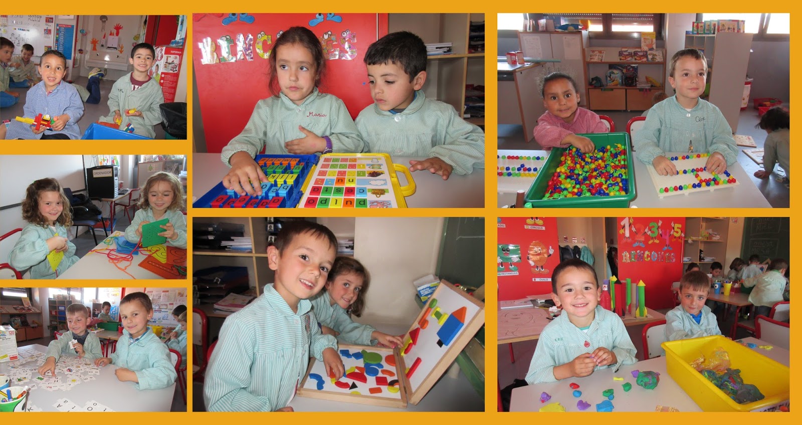 MIS 14 ENANITOS DE INFANTIL: Rincones con nuestros amigos