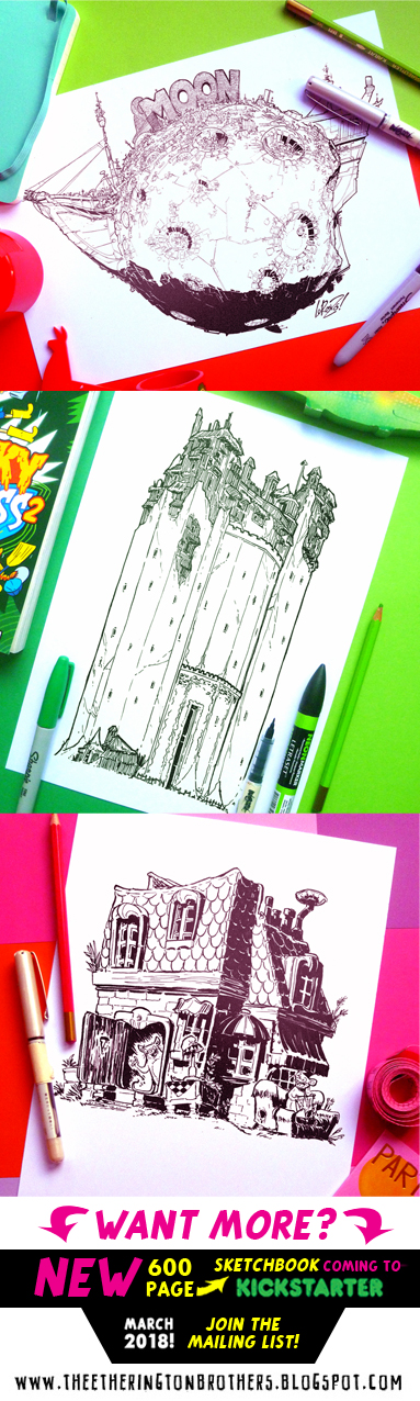 The Etherington Brothers: NINE new INSTAGRAM SKETCHES!