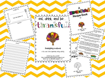 What Happens in First Grade: Thanksgiving Recipe Book: A FUN seasonal ...