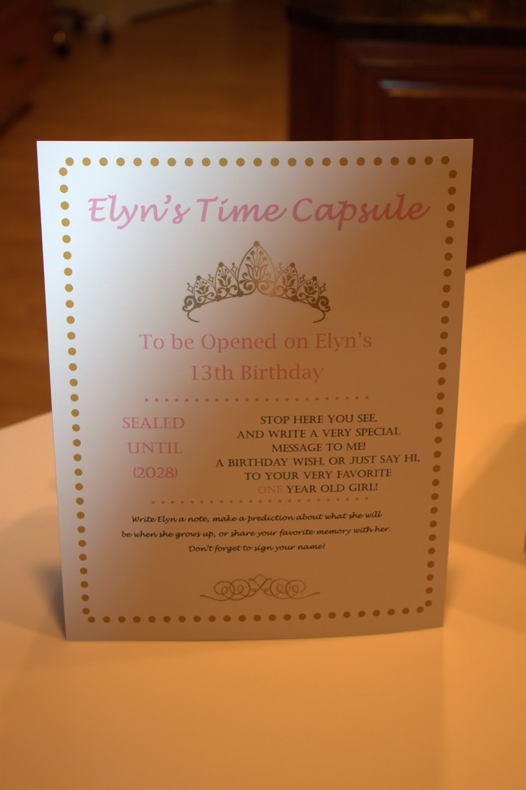 Better Together Events: Birthday Time Capsule Gallery