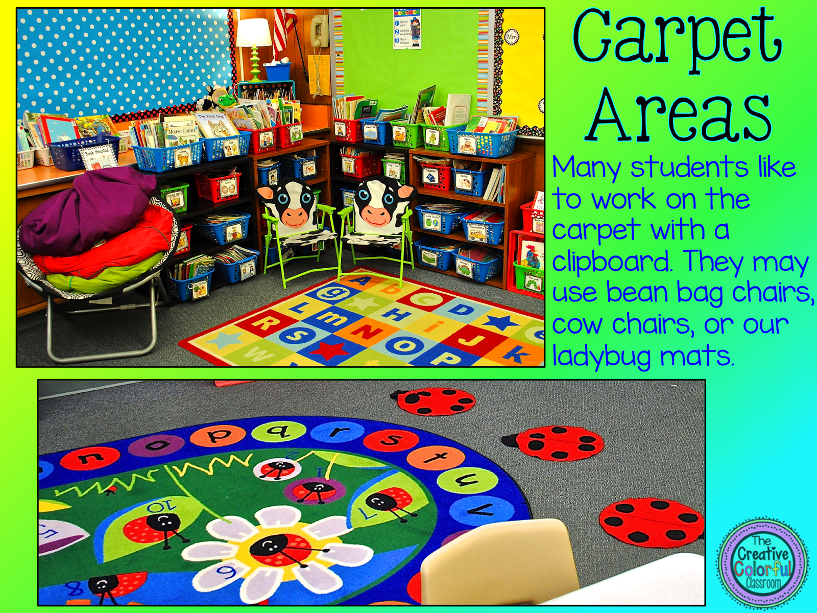 The Creative Colorful Classroom: Flexible Seating