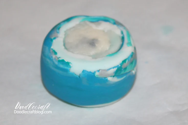 Faux Geode/Agate Slice DIY!