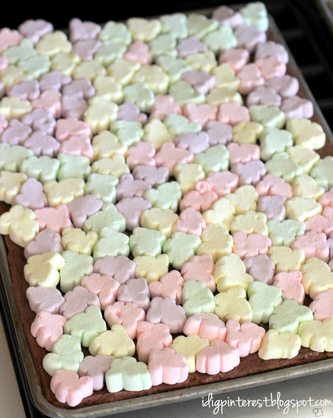 Rocky Road Brownies…Easter Style - I Dig Pinterest