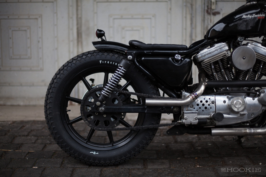 Cafe Racer Special: HD Sportster XL 883 Bobber By The Hookie