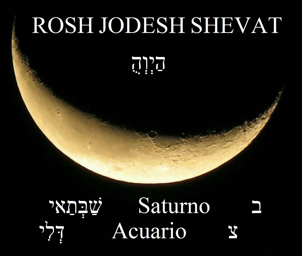 Kabbalah y Torah en Expansión : ROSH JODESH SHEVAT - LUNA NUEVA DE ACUARIO