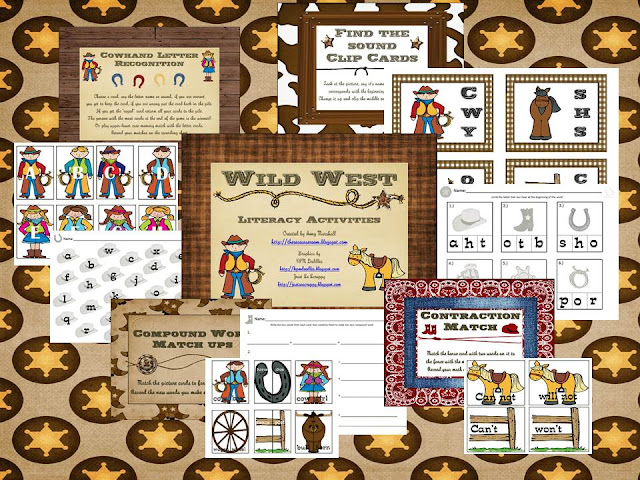 Classroom Freebies Too: Wild West Literacy Activities!