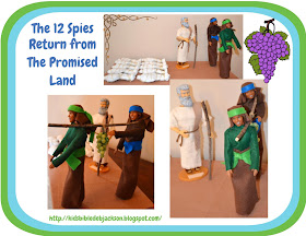Bible Fun For Kids: Moses: Joshua & 12 Spies Sent to Canaan