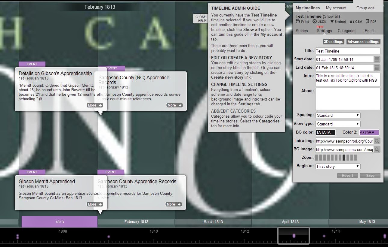 UpFront with NGS: Tiki-Toki a fun free timeline creation tool that can ...