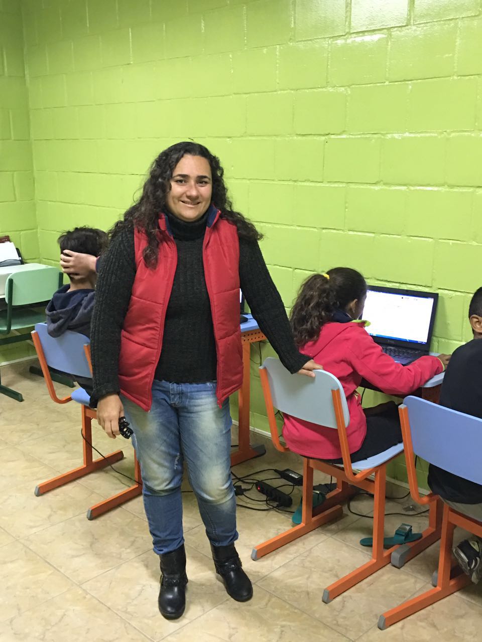 Orando com as crianças