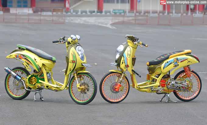 Foto Modifikasi Motor Honda Spacy Racing Terbaru 2015