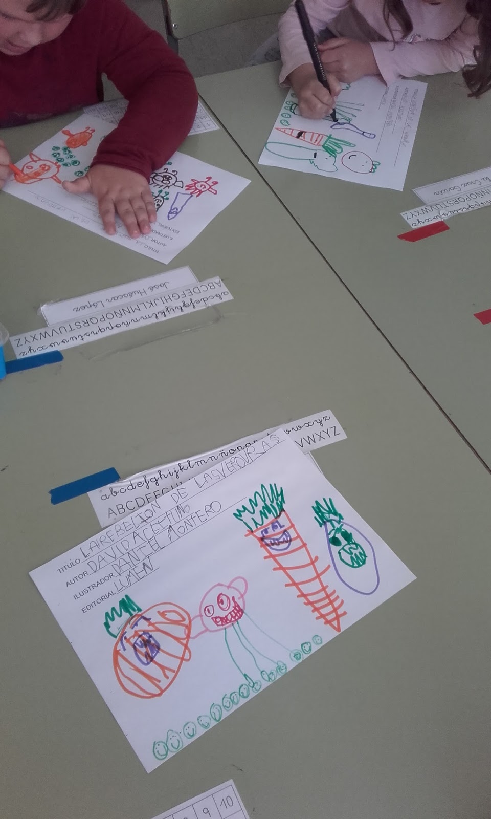 Coleccionando cuentos: La rebelión de las verduras