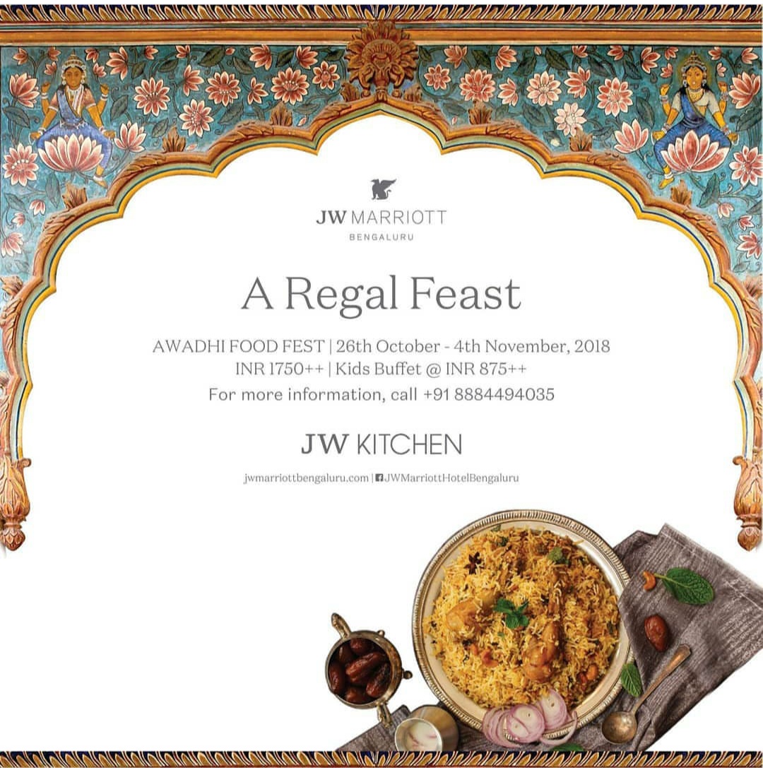 You gotta try it: A Regal Feast - Awadhi Food Festival by Chef Rehman ...