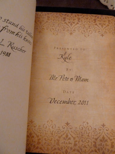 Letterlady's Letters: Monogram, Pretty Mail, Certificates, and a Bible ...