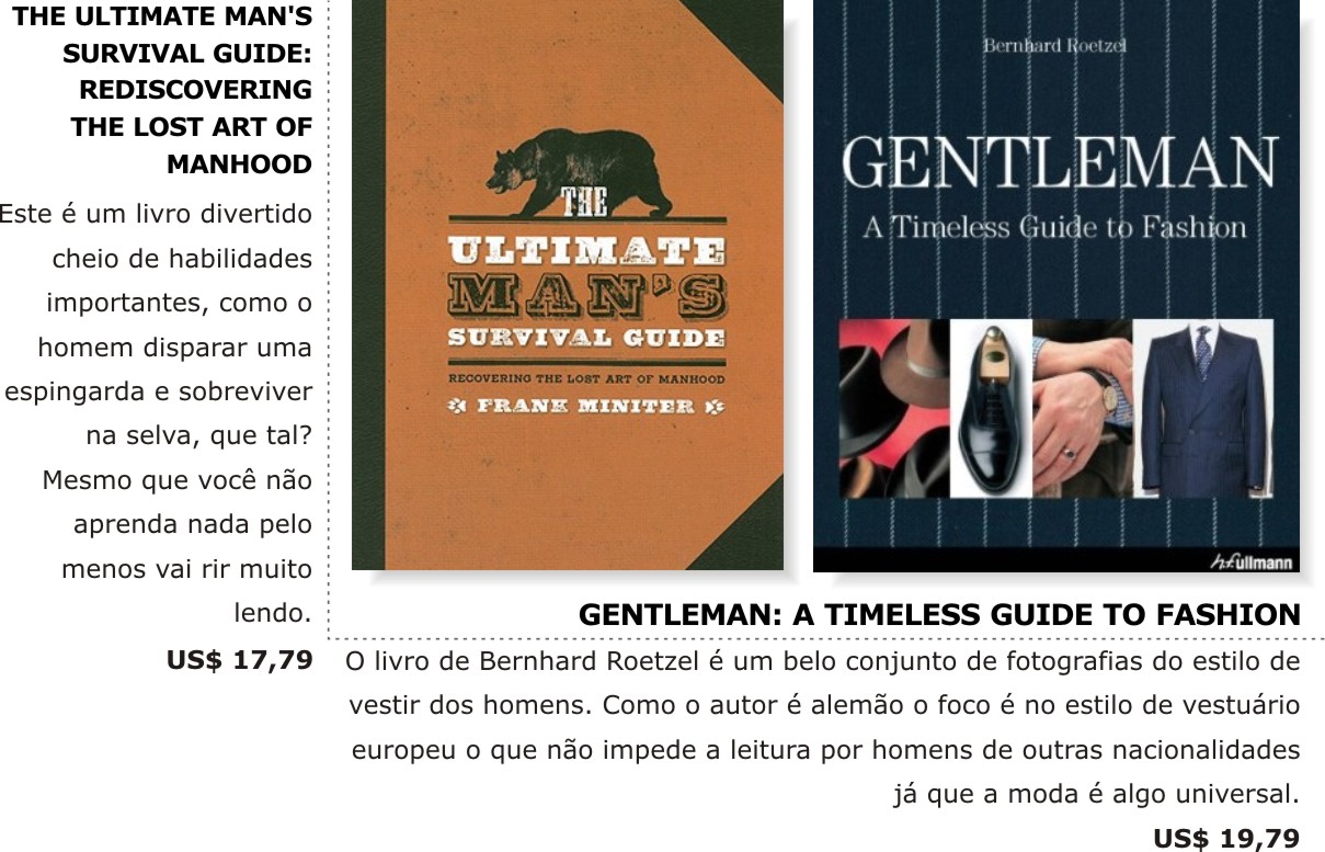 LEITURA: A arte da masculinidade numa seleção de dez livros. - Revista ...