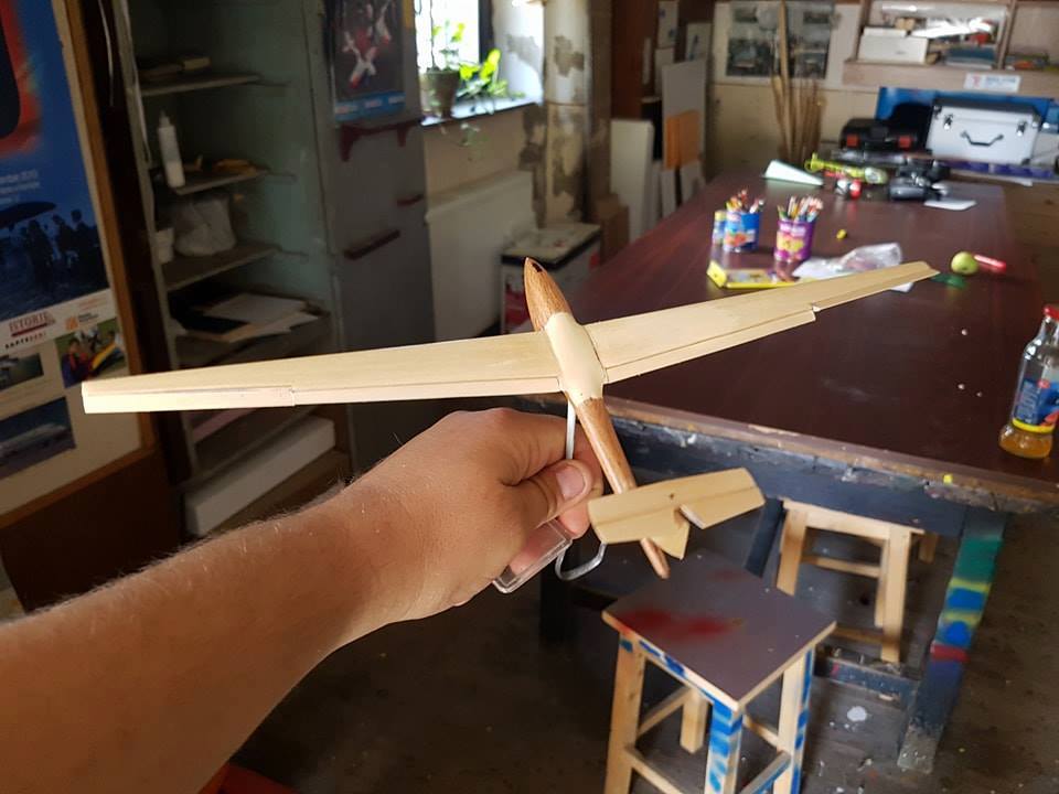 Machete avioane lemn la comandă... : Machetă planor IS 28 B2