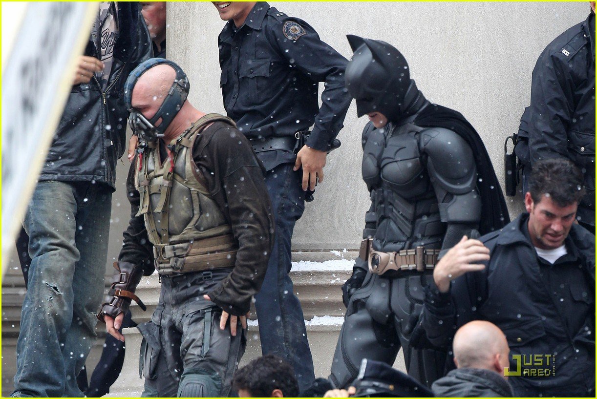 Latest Set Images From 'THE DARK KNIGHT RISES' Reveal BANE'S Massive ...