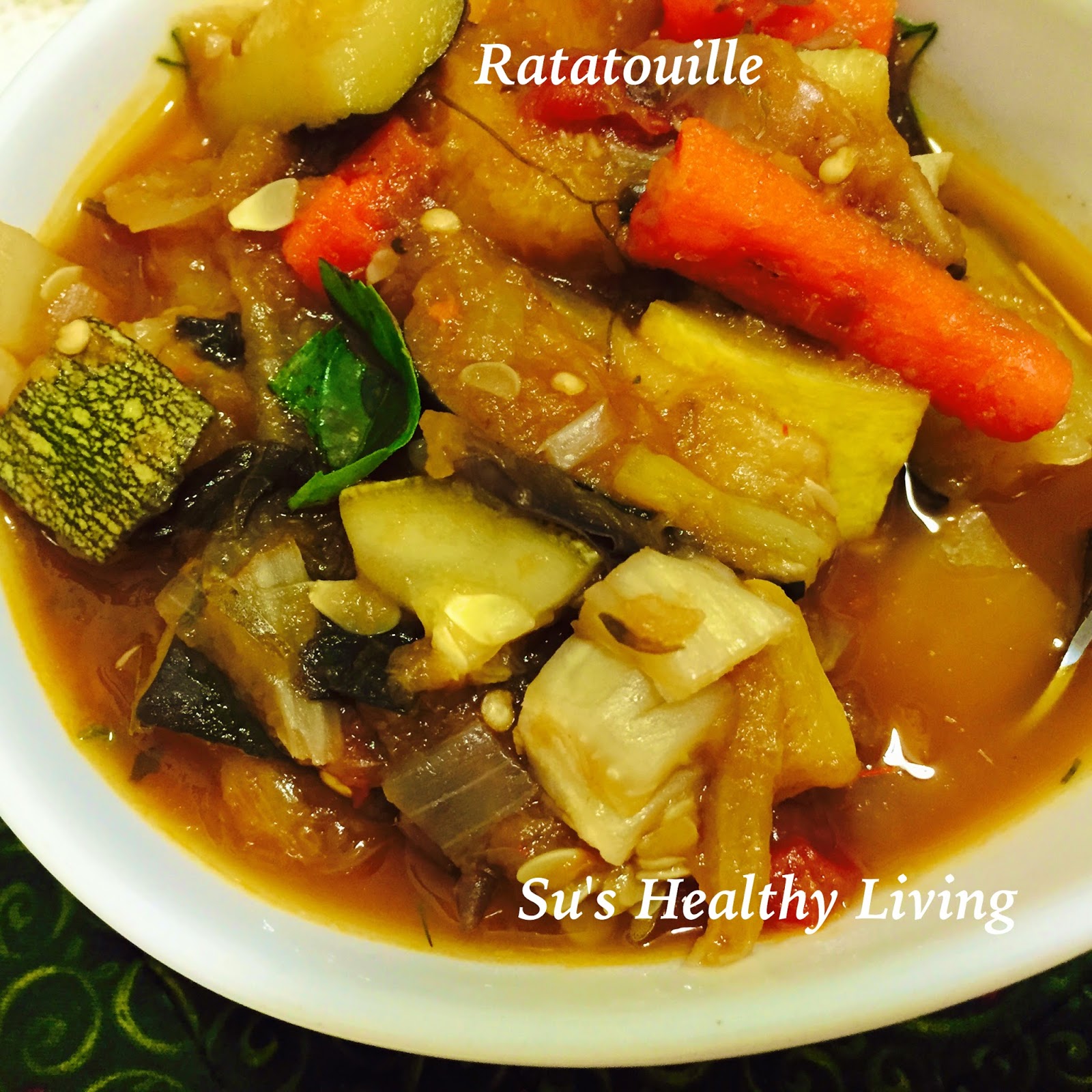 Su'sHealthyLiving: Ratatouille & Roasted Cauliflower Quinoa Rice ; DFT