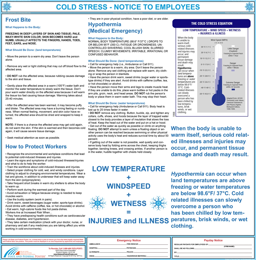 MEC&F Expert Engineers : Workers exposed to extreme cold or who work in ...