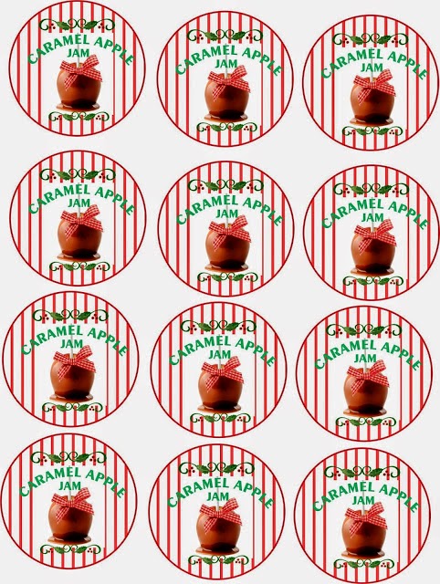 How'd You Do That?: CARAMEL APPLE JAM + LABELS TO PRINT