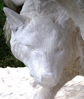 Rock Paper Scissors N Clay: Plaster remnants, wolf and marble work and ...