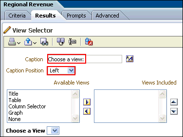 Srinivasan Software Solutions : [OBIEE 11g] Creating Column Selector And View Selector Views
