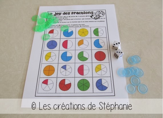 Les créations de Stéphanie: Les fractions