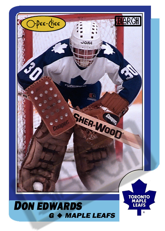 The Cardboard and Me: Lost Cards: 1986-87 OPC Don Edwards