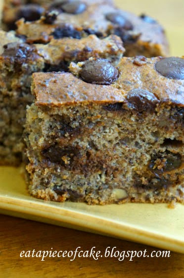 Piece of Cake: Chocolate Nugget-Orange Flax Cake