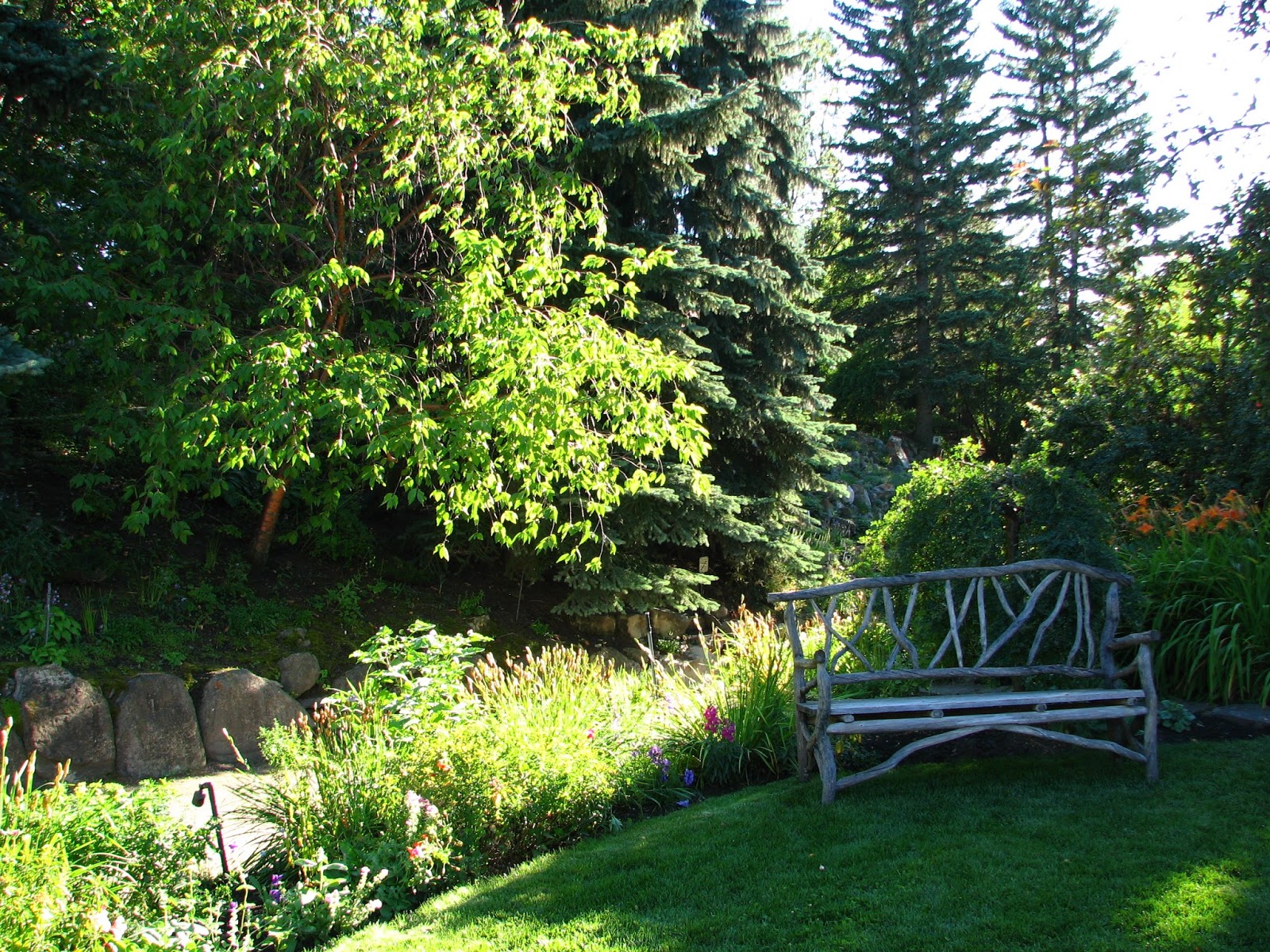 Mermaid At Frog Hollow: William Reader Rock Garden in Calgary Alberta