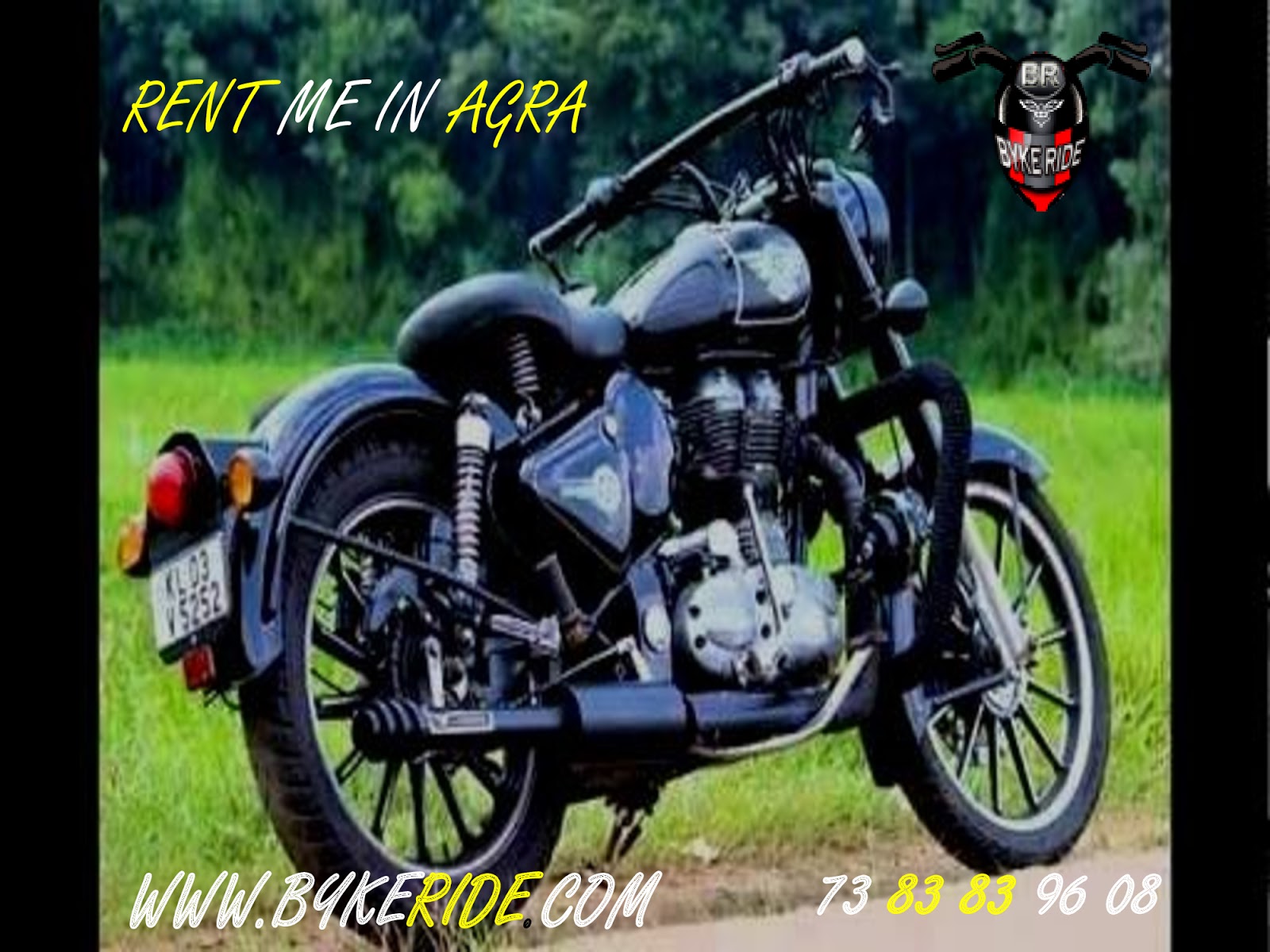 Bike, motorcycle, scooter on rent, rental, hire in agra
