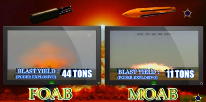 武器的批判——炸弹之母MOAB和炸弹之父FOAB