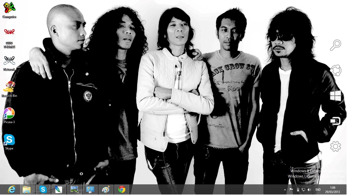 Tema Slank Band Terbaru Untuk Windows 7 Dan 8 | Ouo Themes