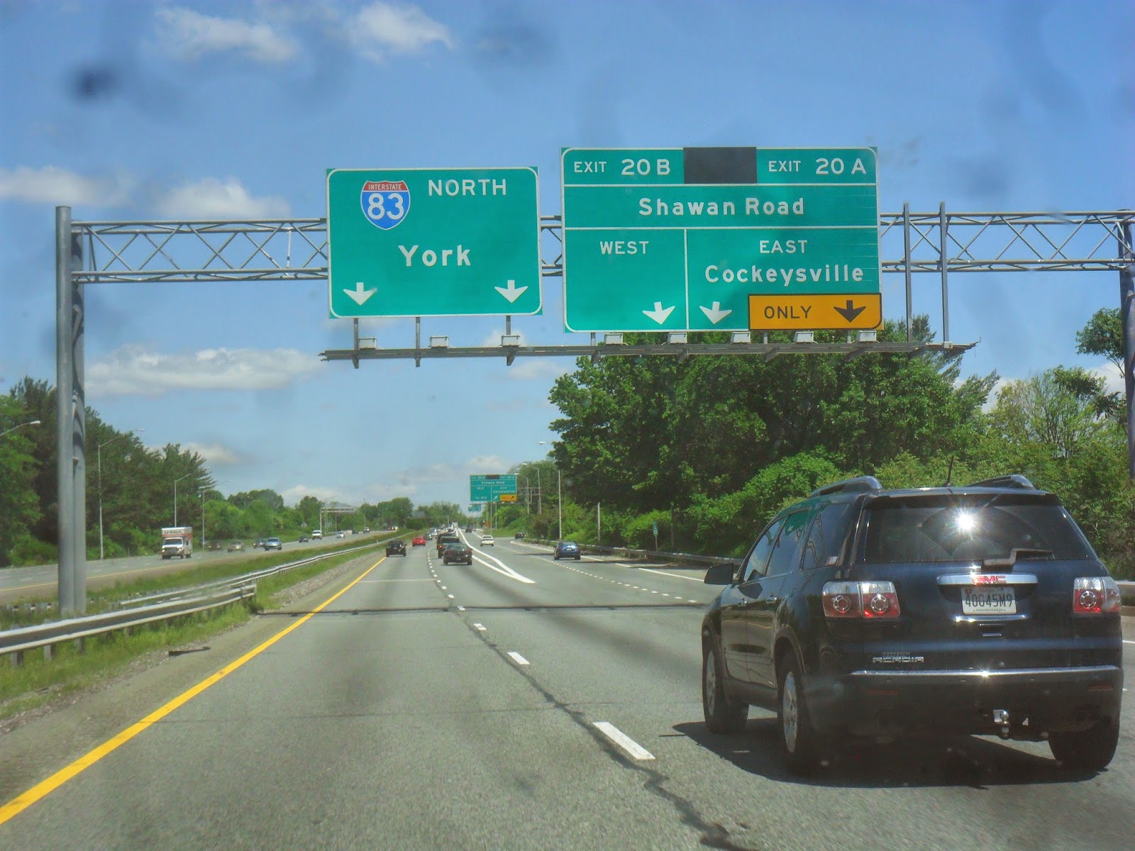 Luke's Signs: I-695/Baltimore Beltway & Interstate 83 - Maryland