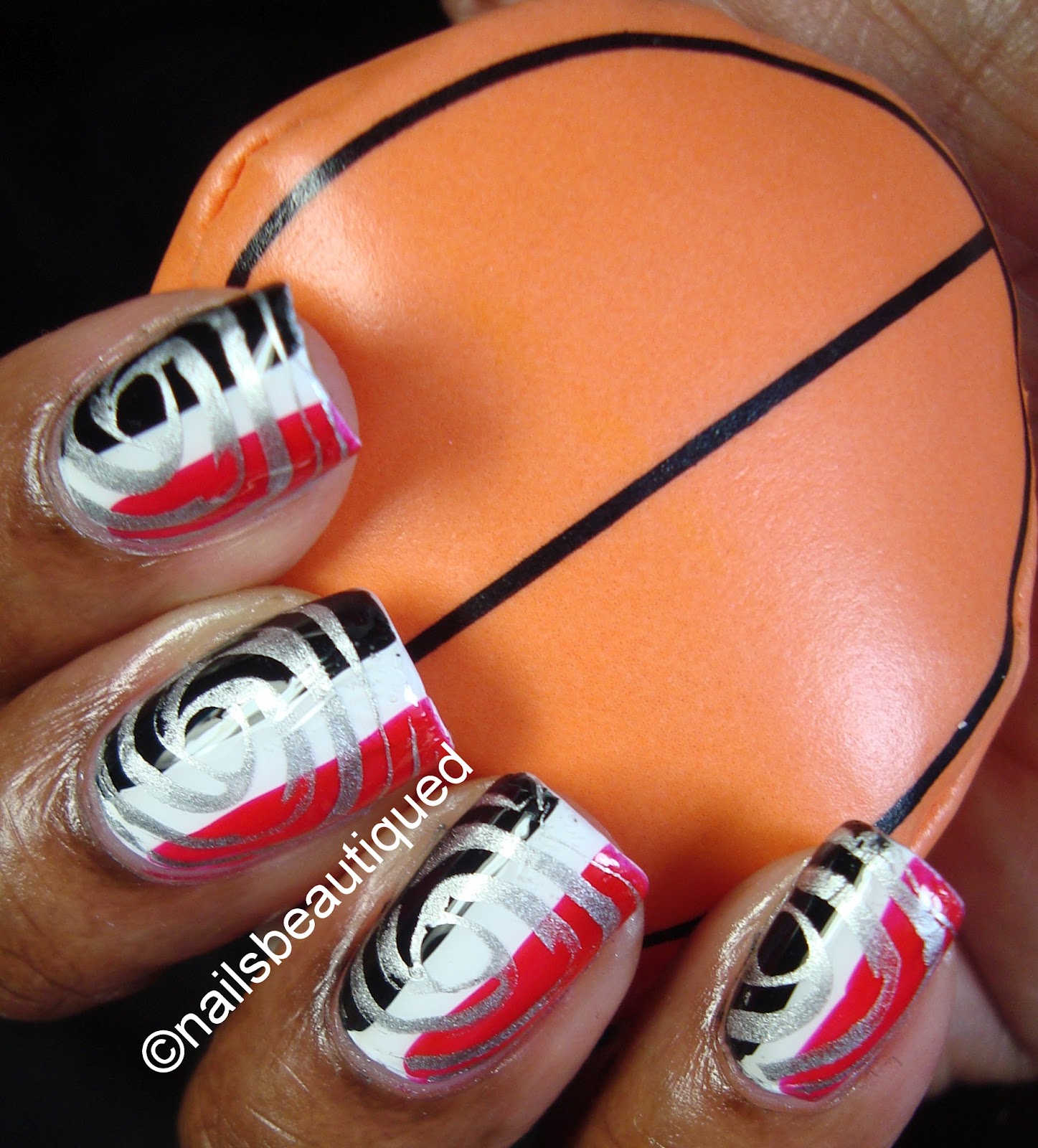 unbitten polish: Basketball and Nail Polish: 30 Day NBA Challenge Day 8 ...