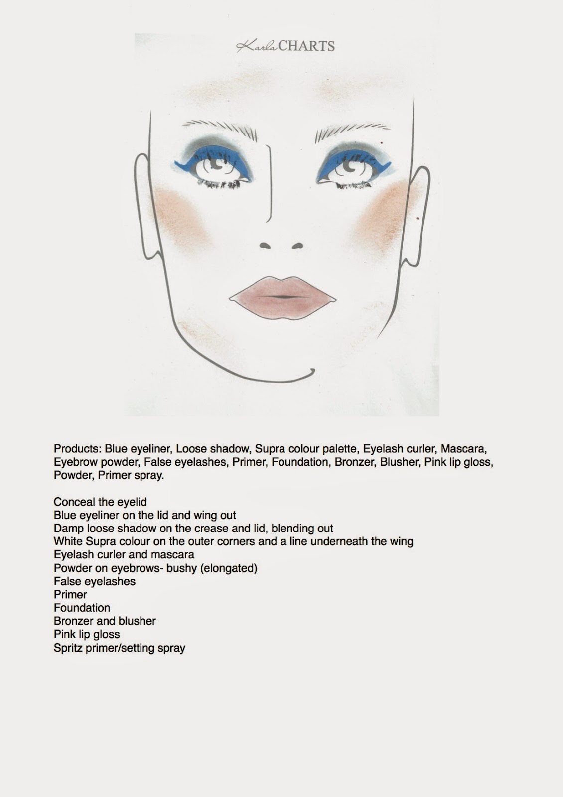 Make up and Hair for Fashion and Beauty : Timed Assessment Images
