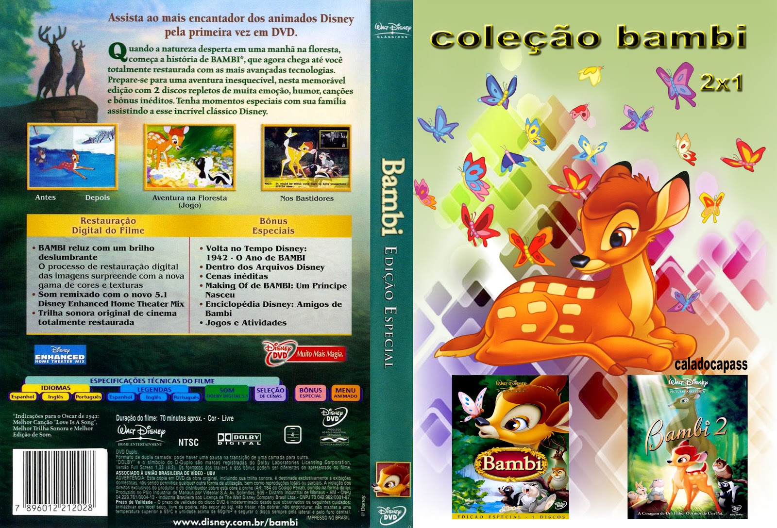 Calado Capas: bambe 2x1