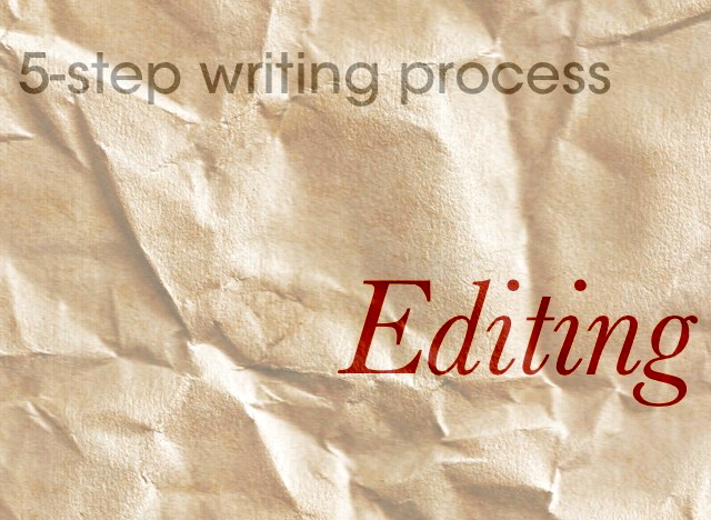 a writer's inspiration: 5-step writing process: editing